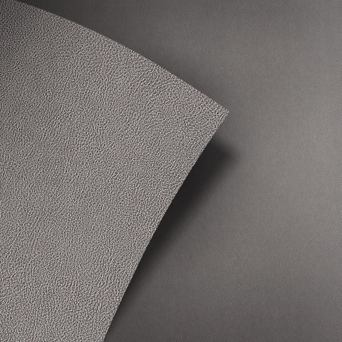 Grey Grained Leather I Charakter-Folie I Leder I Grau - resimdo